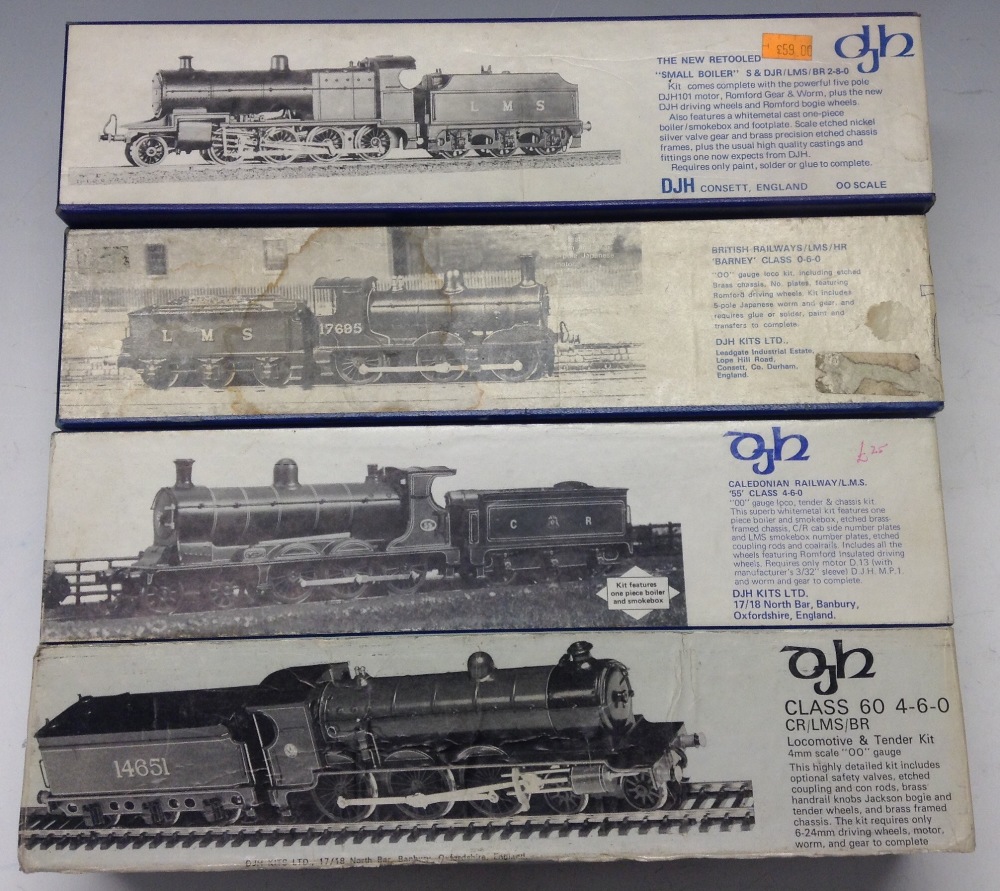 DJH Model Kits - four OO gauge unbuilt locomotive model kits, K36 0-6-0 ...