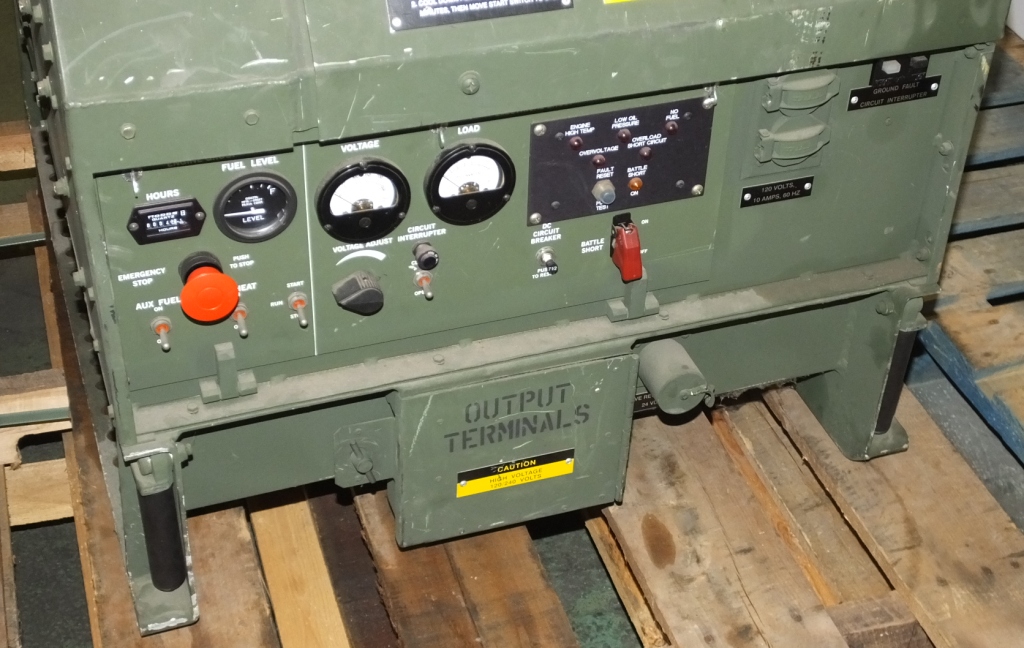 Diesel Engine Generating Set - 3KW - 60HZ - MEP-831A - NSN 6115-01-285 ...