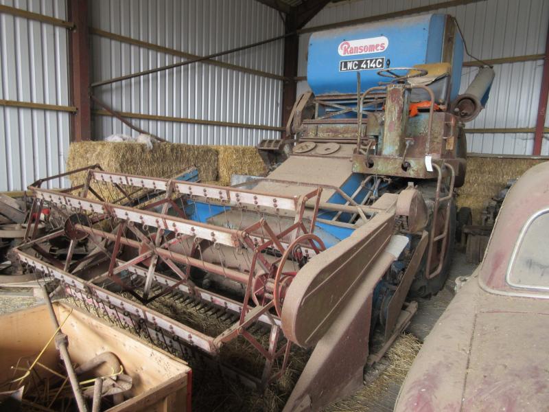 1965 RANSOMES 801 COMBINE HARVESTER Reg No. LWC 414C Serial No. 052848 ...