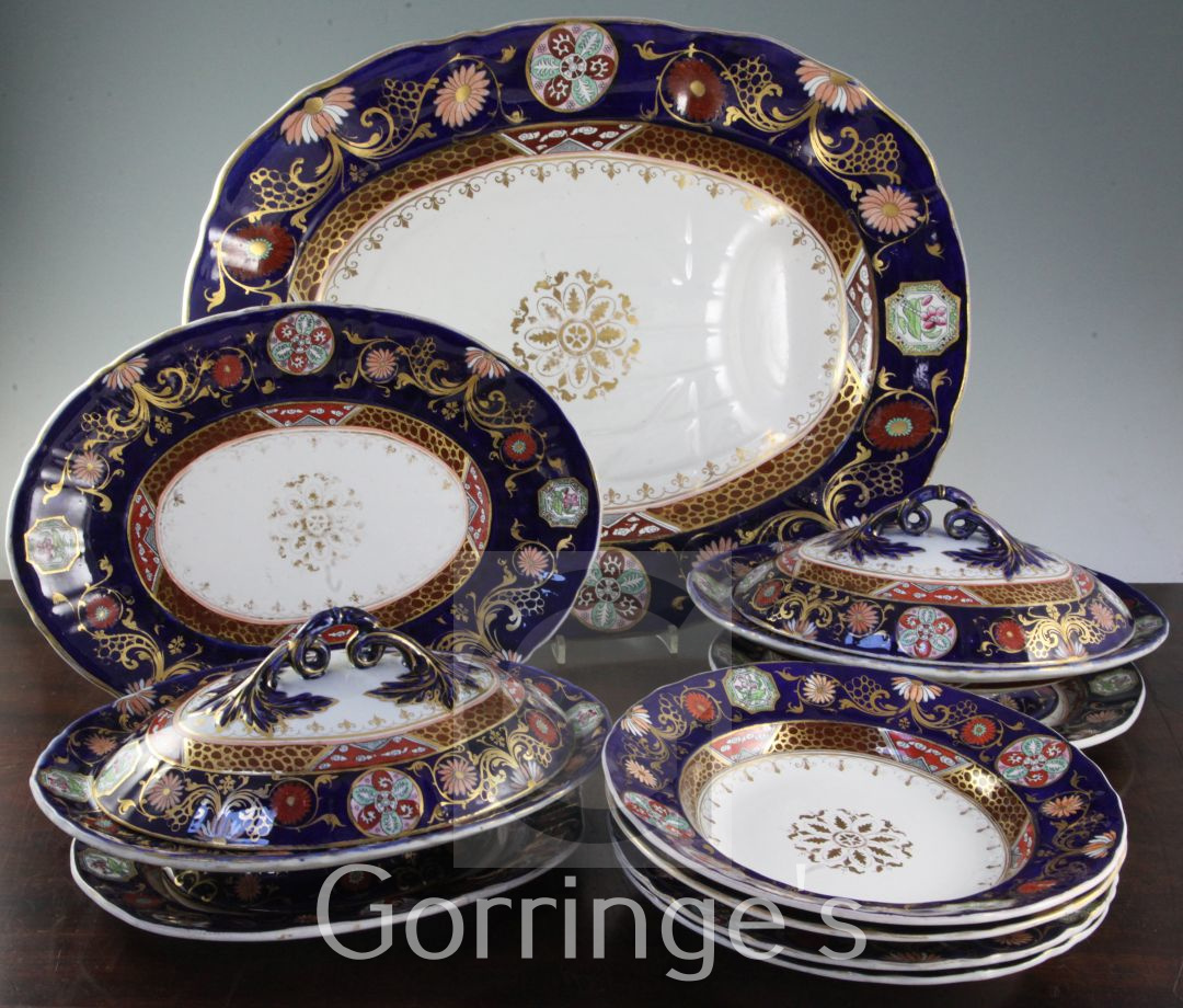An Ashworth Bros Japan pattern Real Ironstone china part dinner service ...