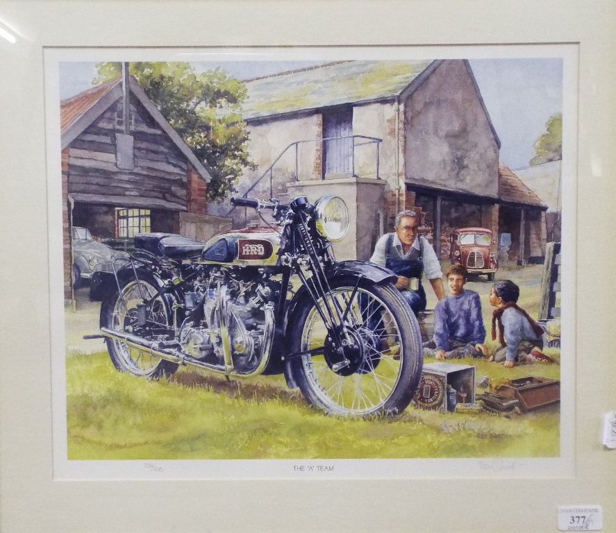 A Roy Barrett limited edition artist's proof print, Dream Vincent, 20/ ...