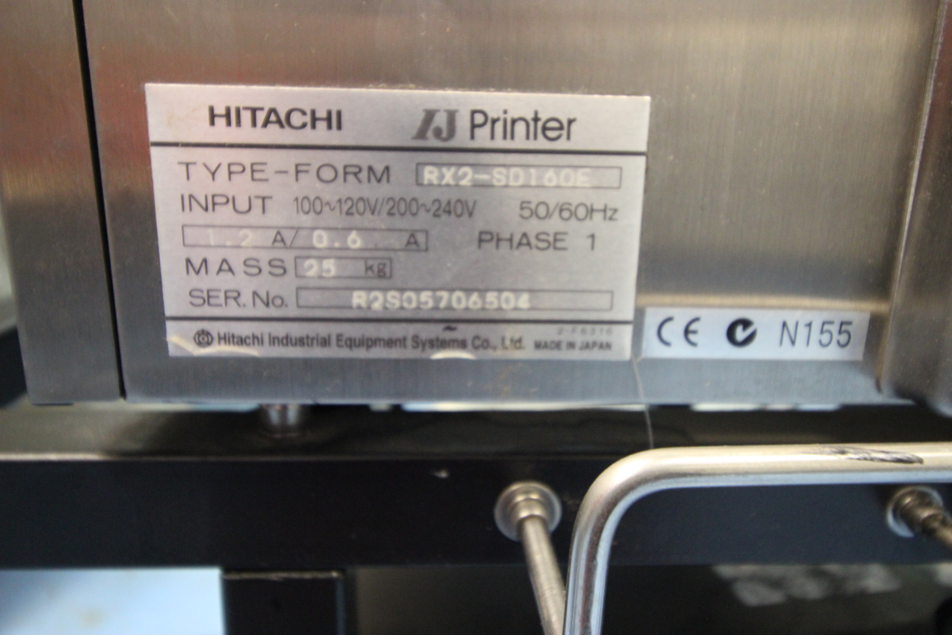 Hitachi RX2 Series industrial small character high speed printer ...