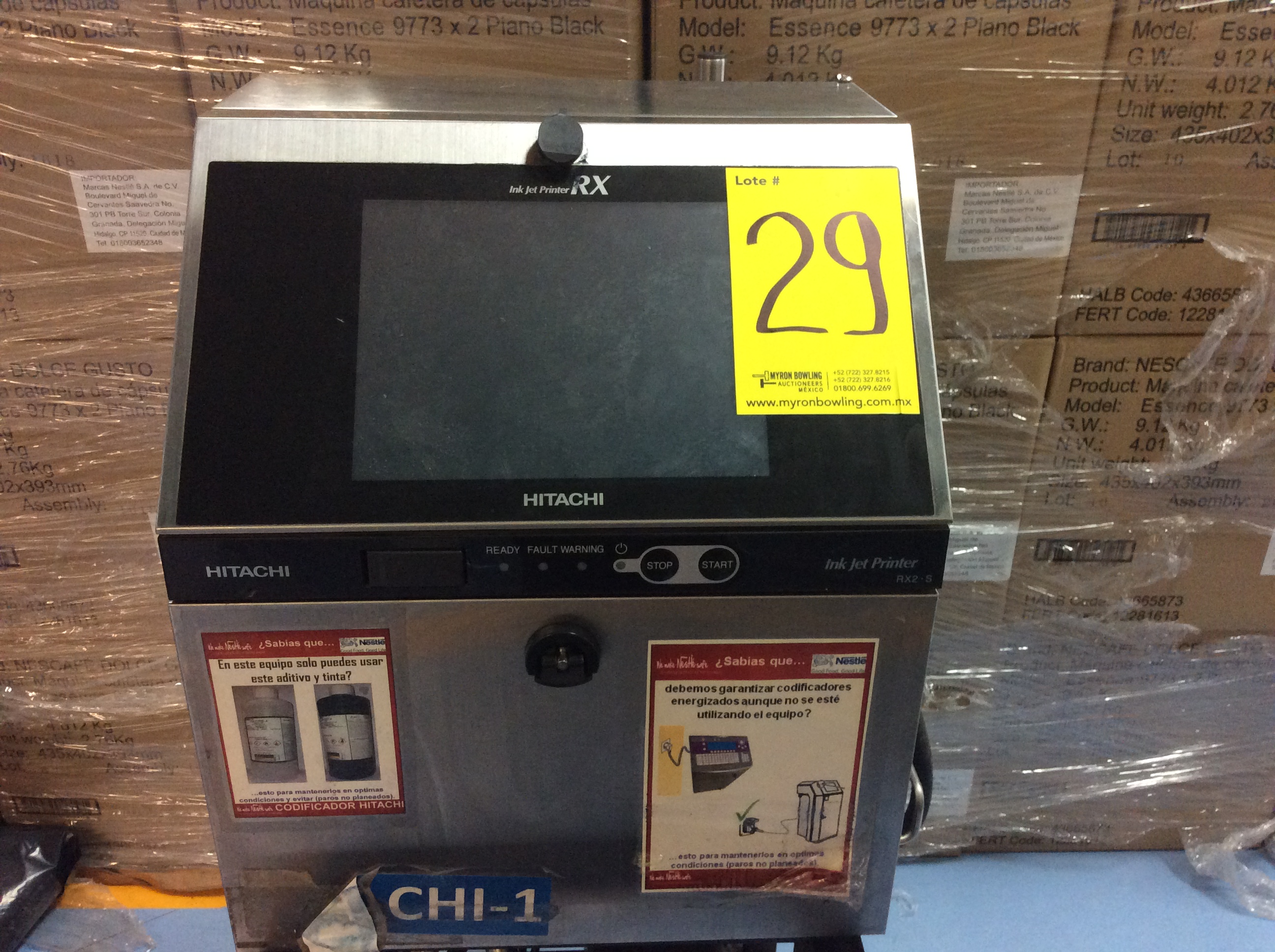 Hitachi RX2 Series industrial small character high speed printer ...