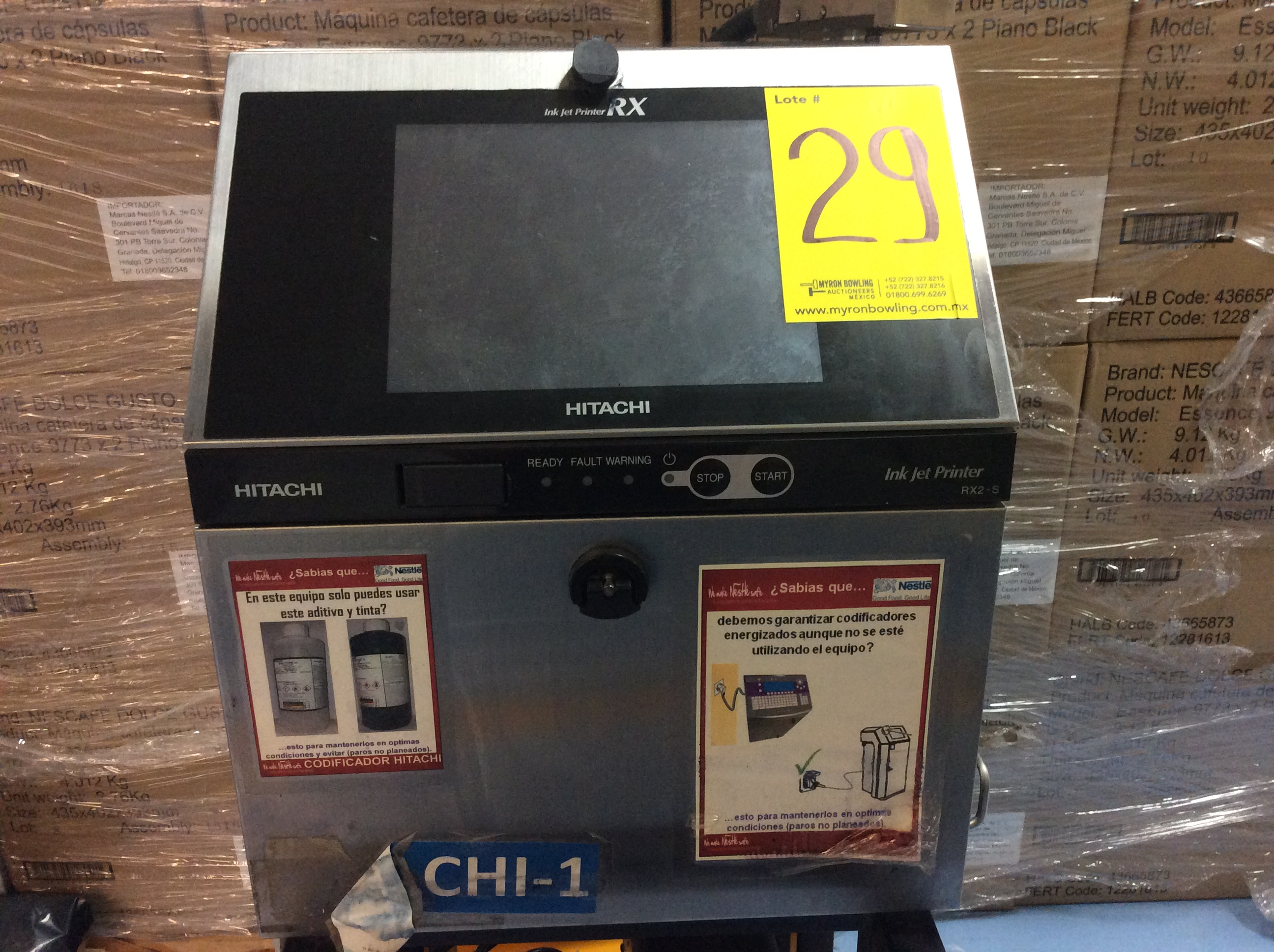 Hitachi RX2 Series industrial small character high speed printer ...