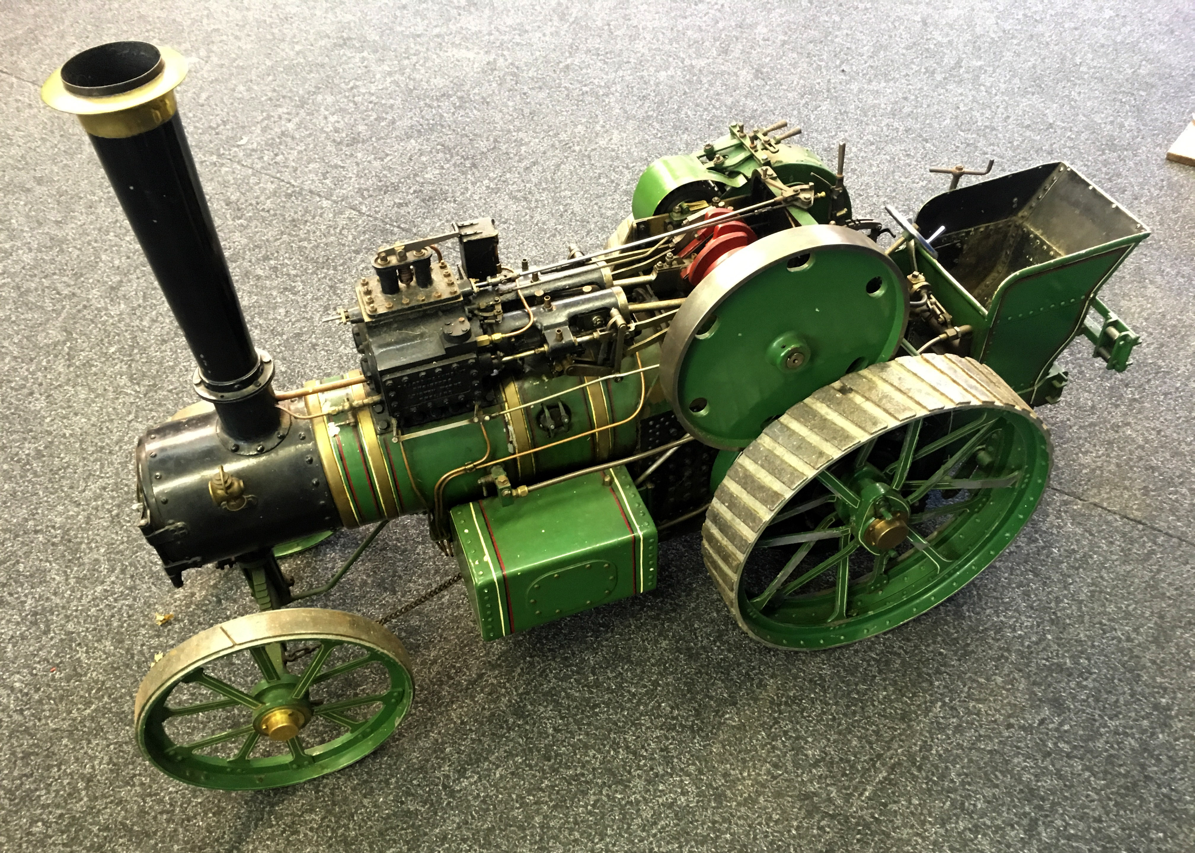 R GARRETT & SONS LTD - a 3" scale Live Steam Traction Engine.Overall ...