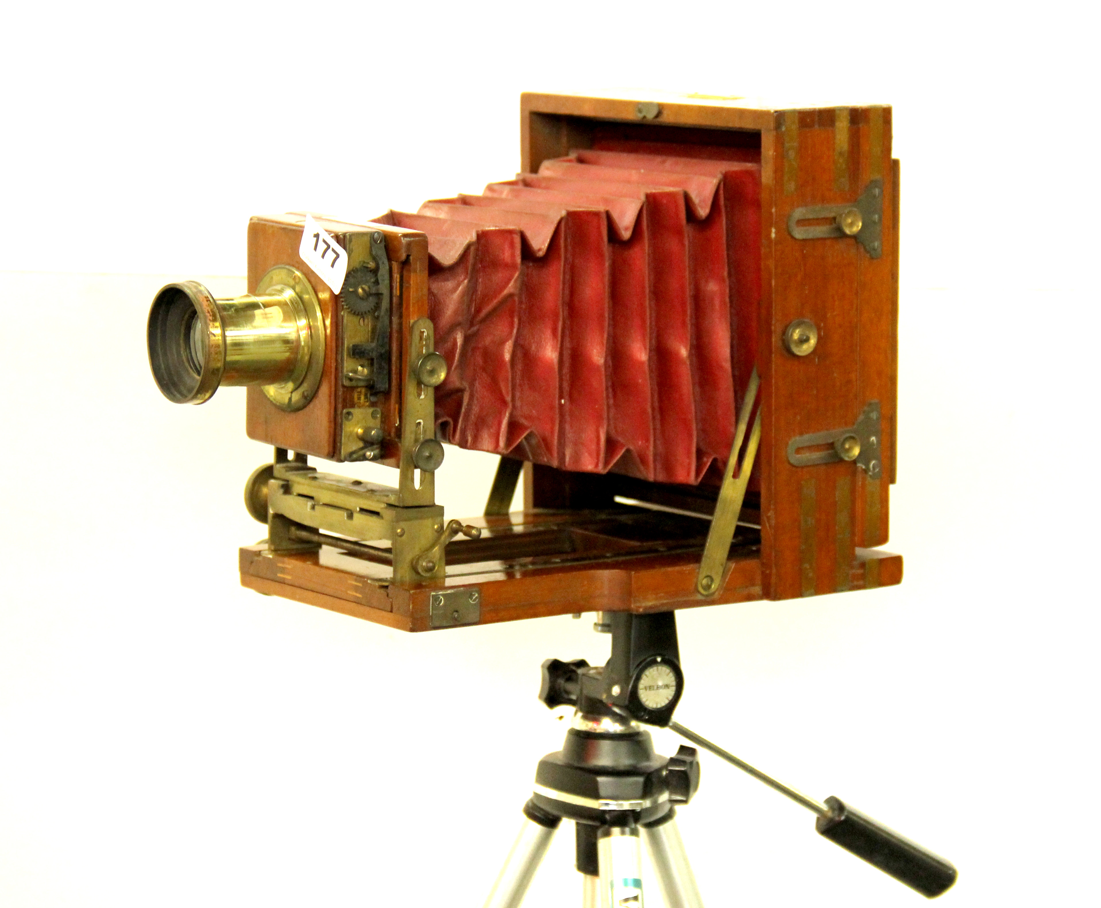 A superb 19th century mahogany Lancaster Special Patent plate camera ...