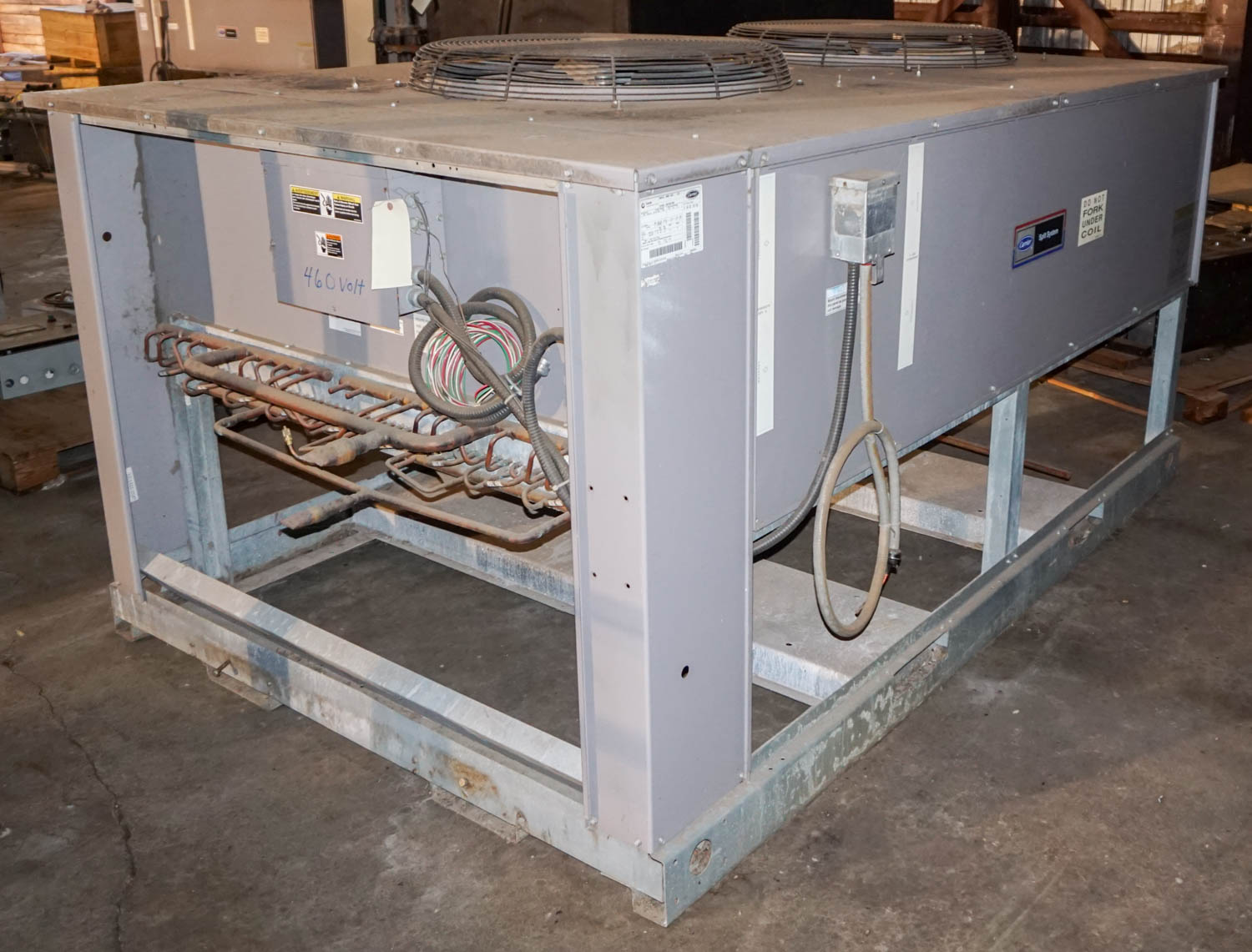 Carrier Chiller Model # 09DK-028---501--: Air Cooled, 460v, Serial ...