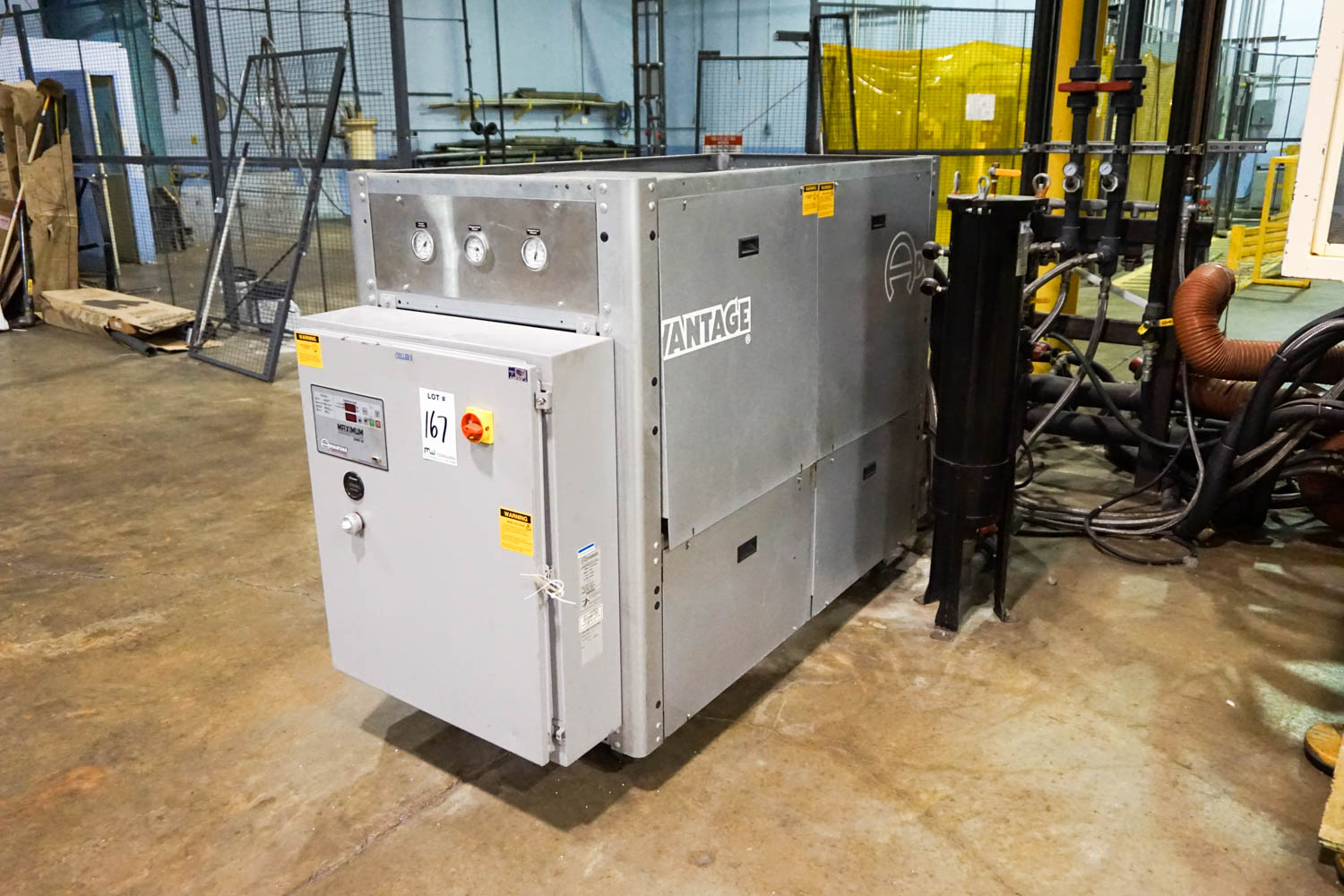 Advantage M1-10W Chiller: 10 Ton, 2 HP, 26 GPM Flow, 37.2 kw, R-410A ...
