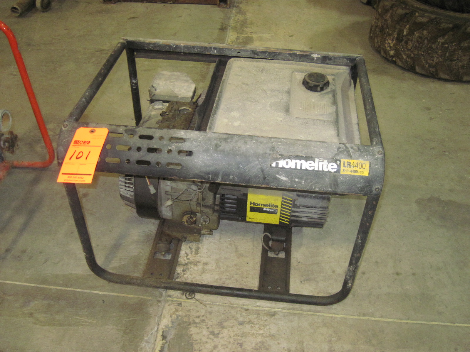 Homelite LR4400 8 HP gas generator