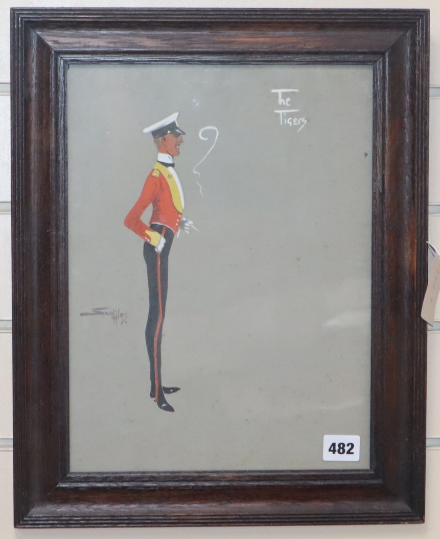 § Charles Johnston Payne 'Snaffles' (1884-1967) watercolour and ...