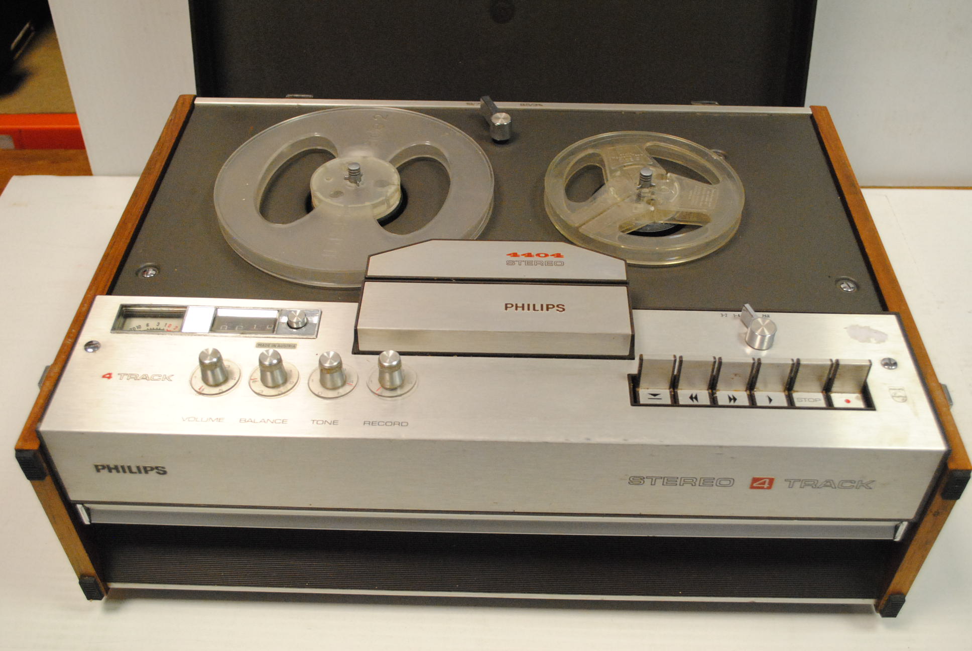 Reel to Reel, Philips 4404 stereo tape recorder untested