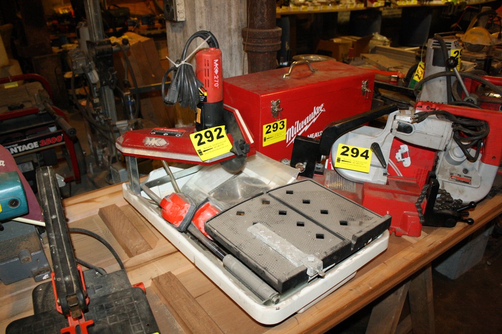 MK DIAMOND PRODUCTS MODEL MK-270 TILE SAW