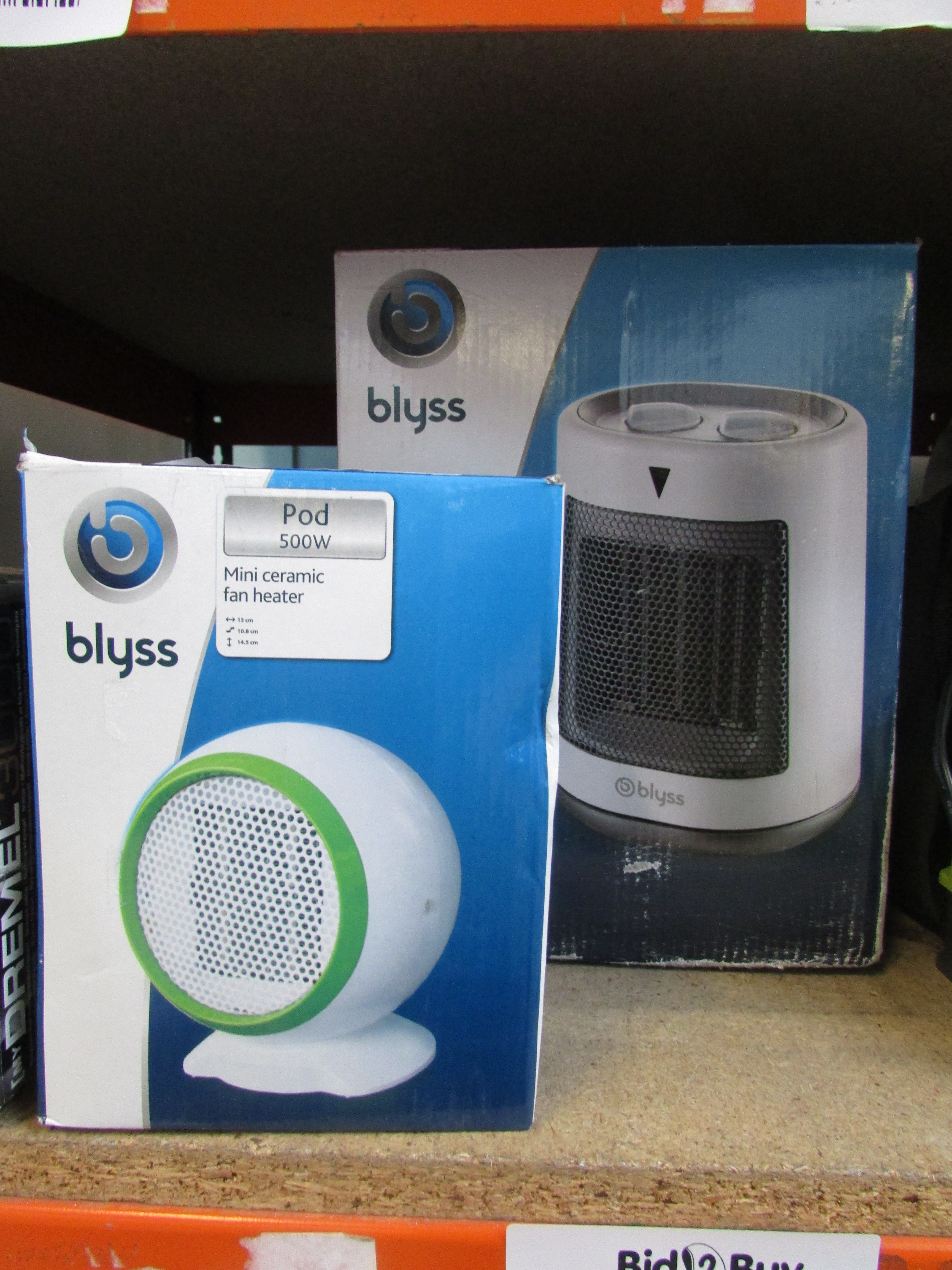 Blyss Lonil 2000W Ceramic Fan Heater + Mini Fan Heater 500W