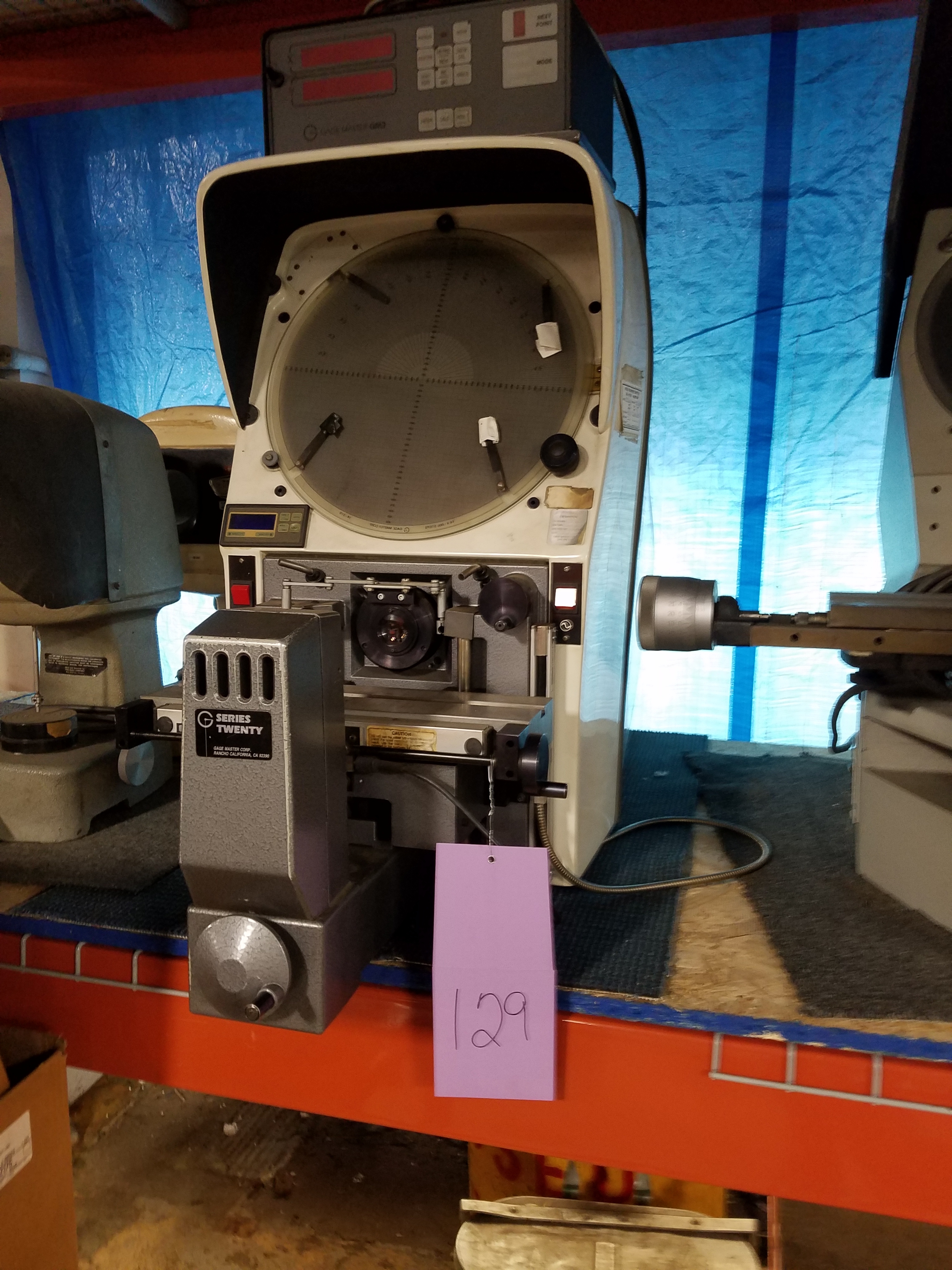 GAGE MASTER SERIES 20 OPTICAL COMPARATOR