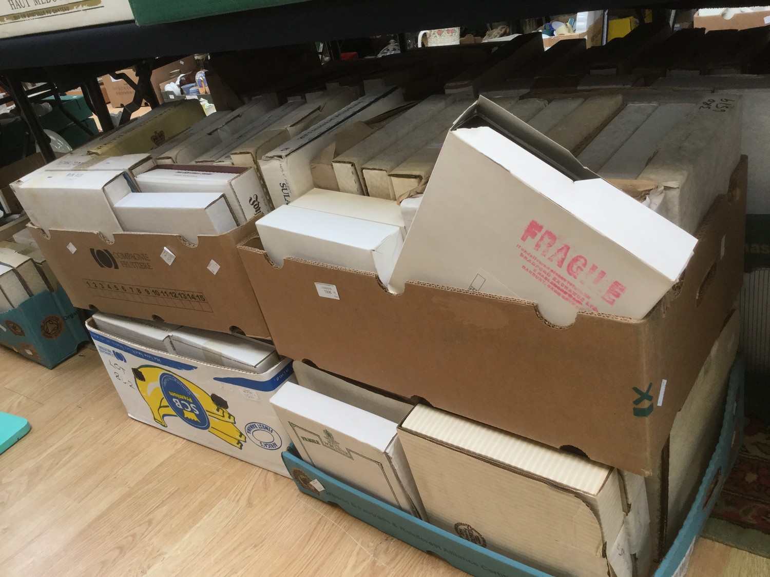 A collection of collectors plates (9 boxes)