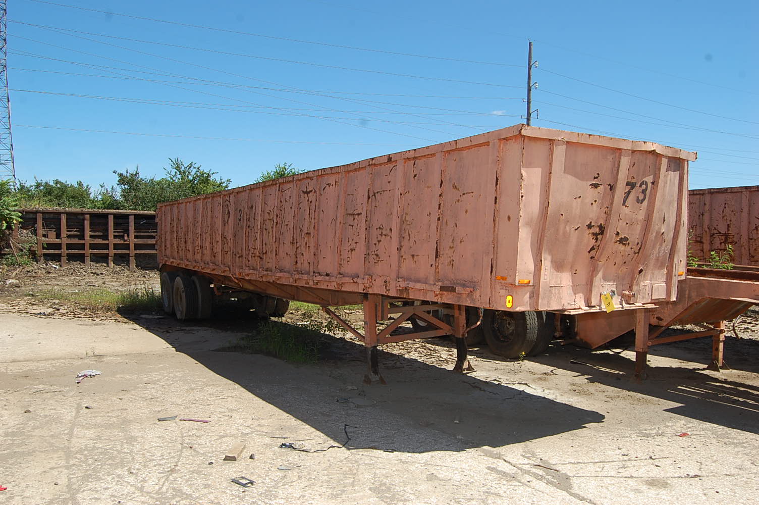 Scrap Trailers, 40 ft. Length, Tandem Axle, ID #73