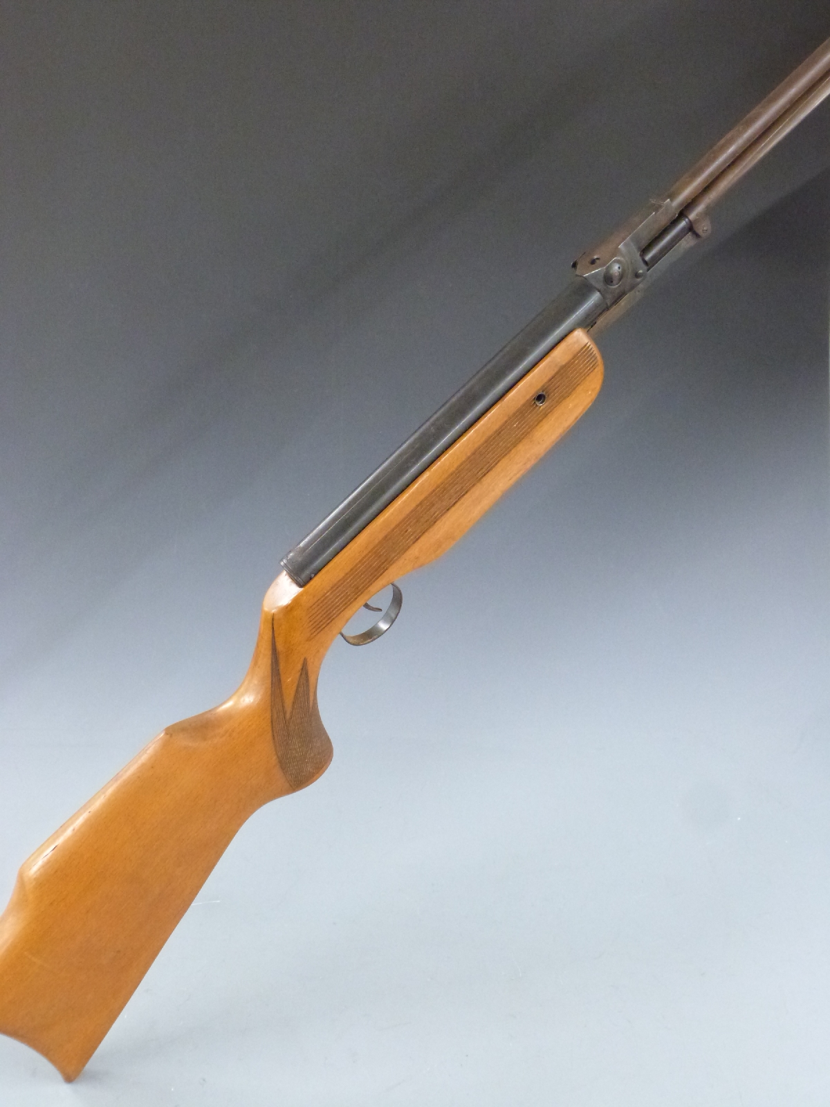 Relum Tornado .22 air rifle with chequered semi-pistol grip, serial ...