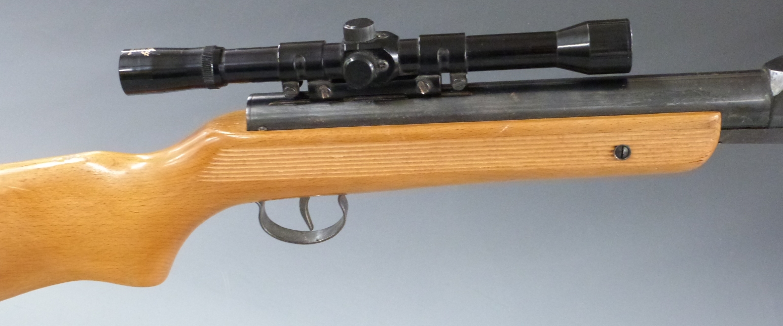 Original FEG model 322 .22 air rifle with Bentyley 4x20 scope, 11865.