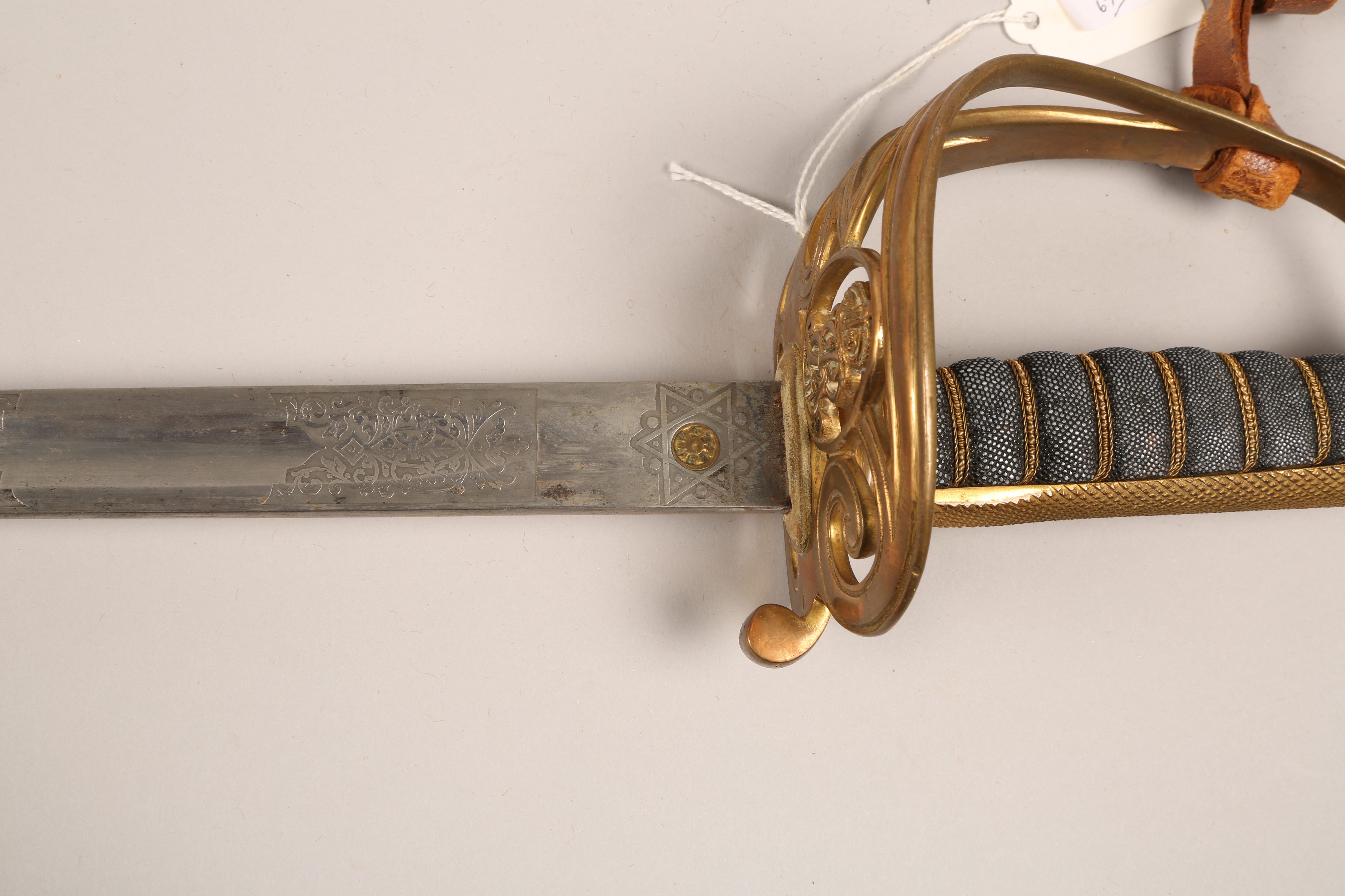 Edward VII Officers Sword, with the Kings cypher to the hilt and to the ...