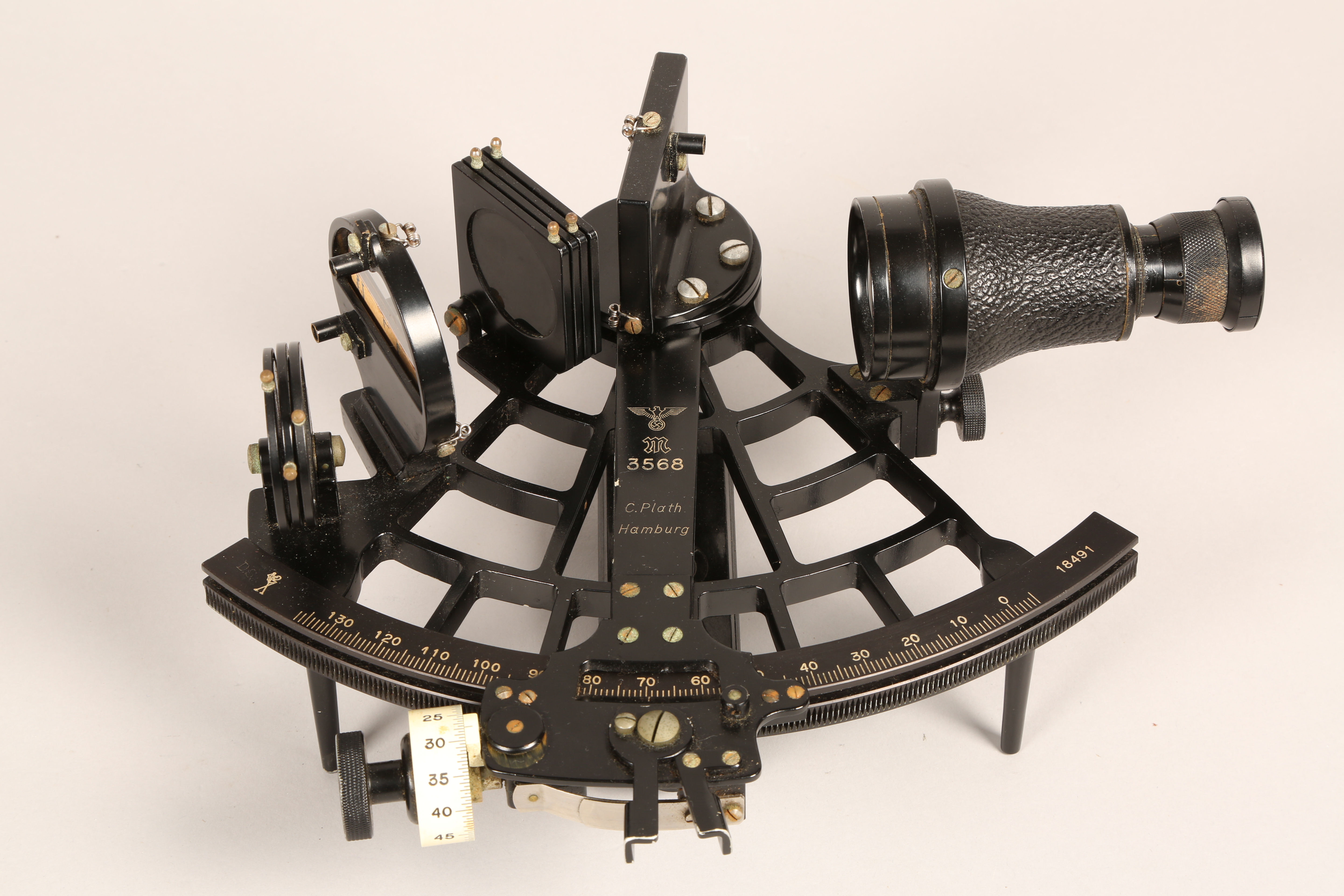 World War II Third Reich Military issue sextant by C. Plath, Hamburg ...