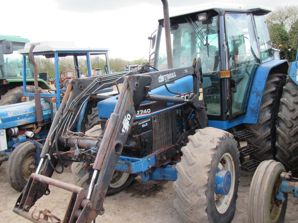 Ford 7740 Tractor c/w Trima Loader