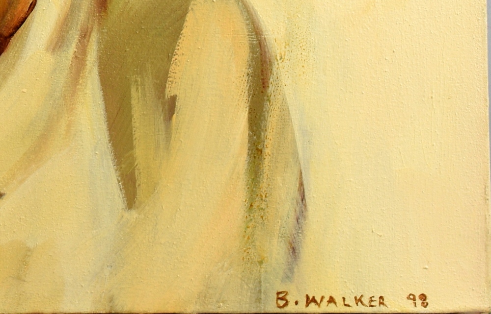 § Barbara Walker (British, b.1964), self portrait, oil on canvas ...