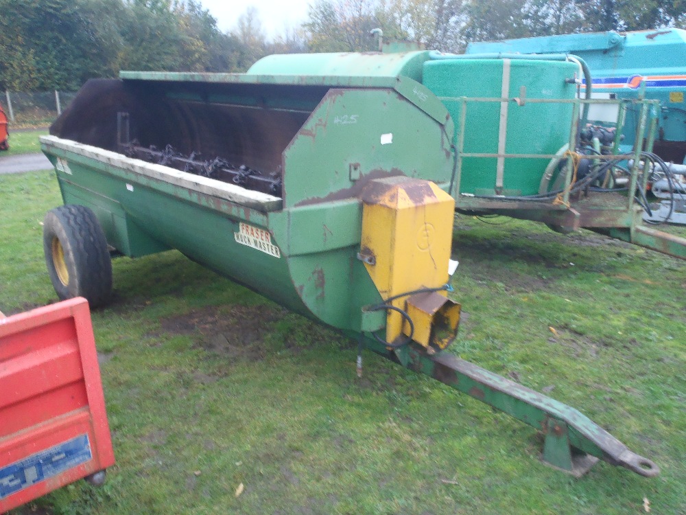 Fraser Rotary Muck Spreader with Hyd Lid