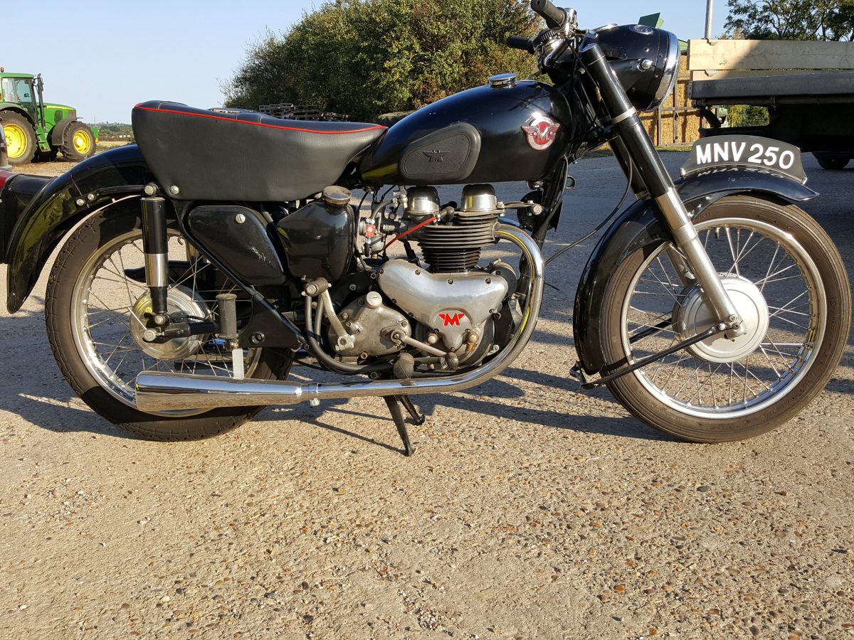Matchless G9 500cc Twin - This lovely 1951 G9 Matchless has been in a ...