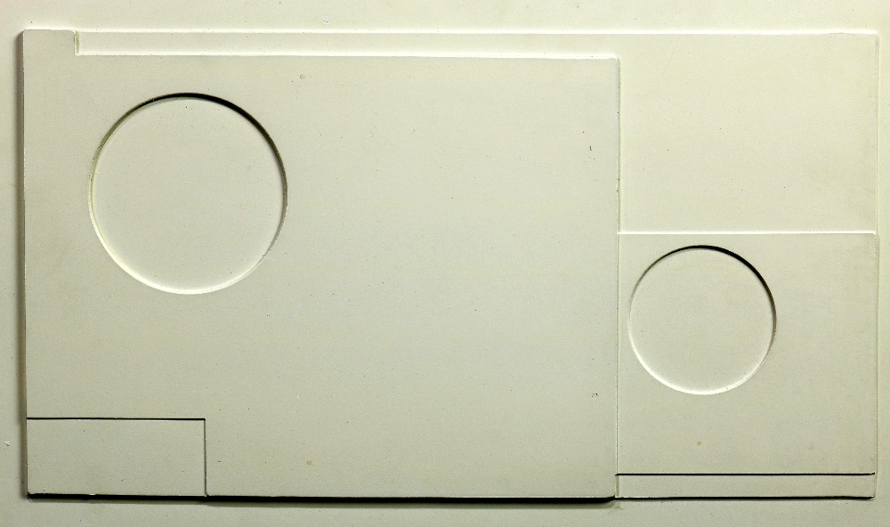 Ben Nicholson (British, 1894-1982), "White Relief," 1935, white wood ...