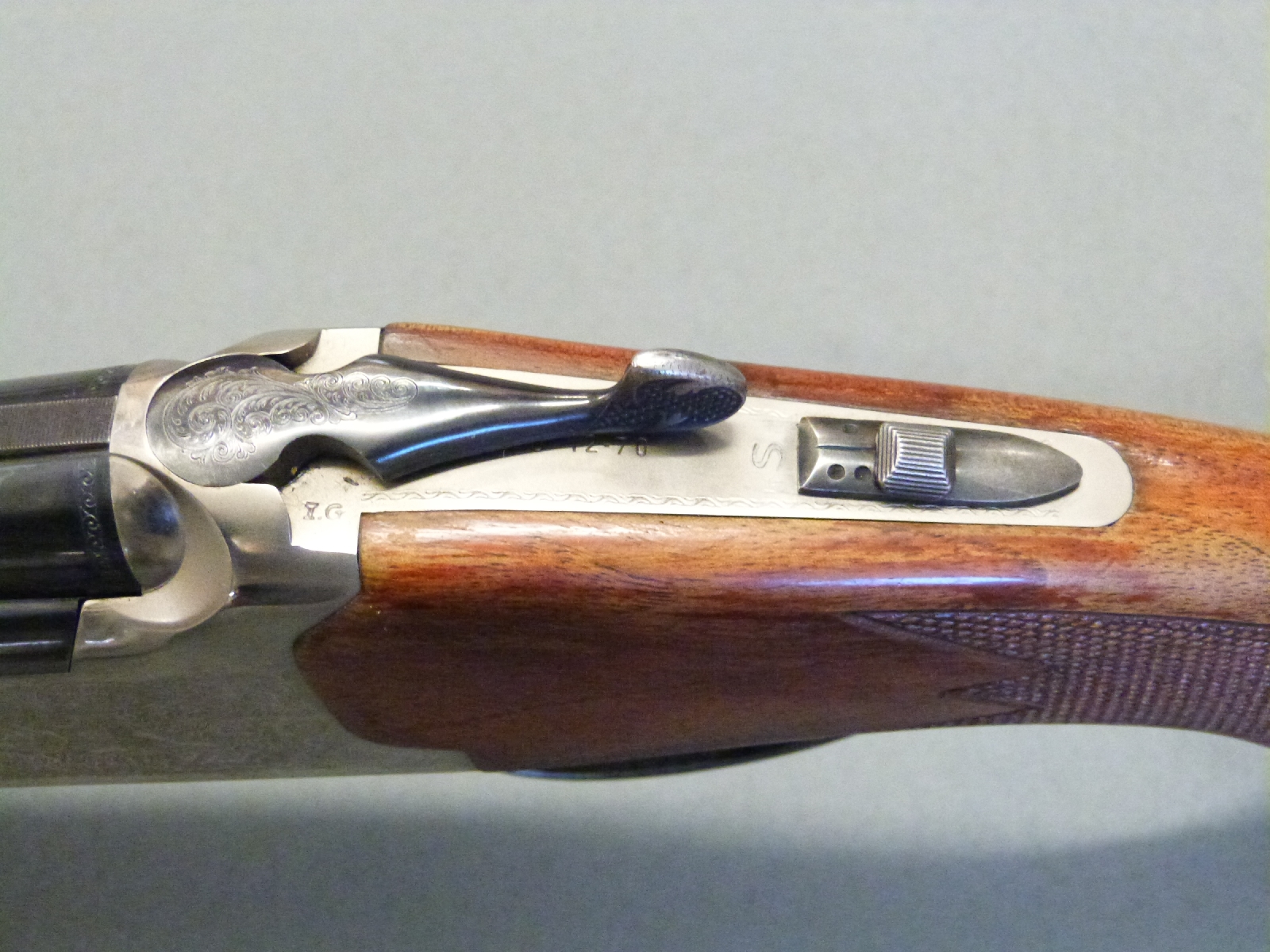 Chiavari Lames model 801 12 bore over and under ejector shotgun with ...