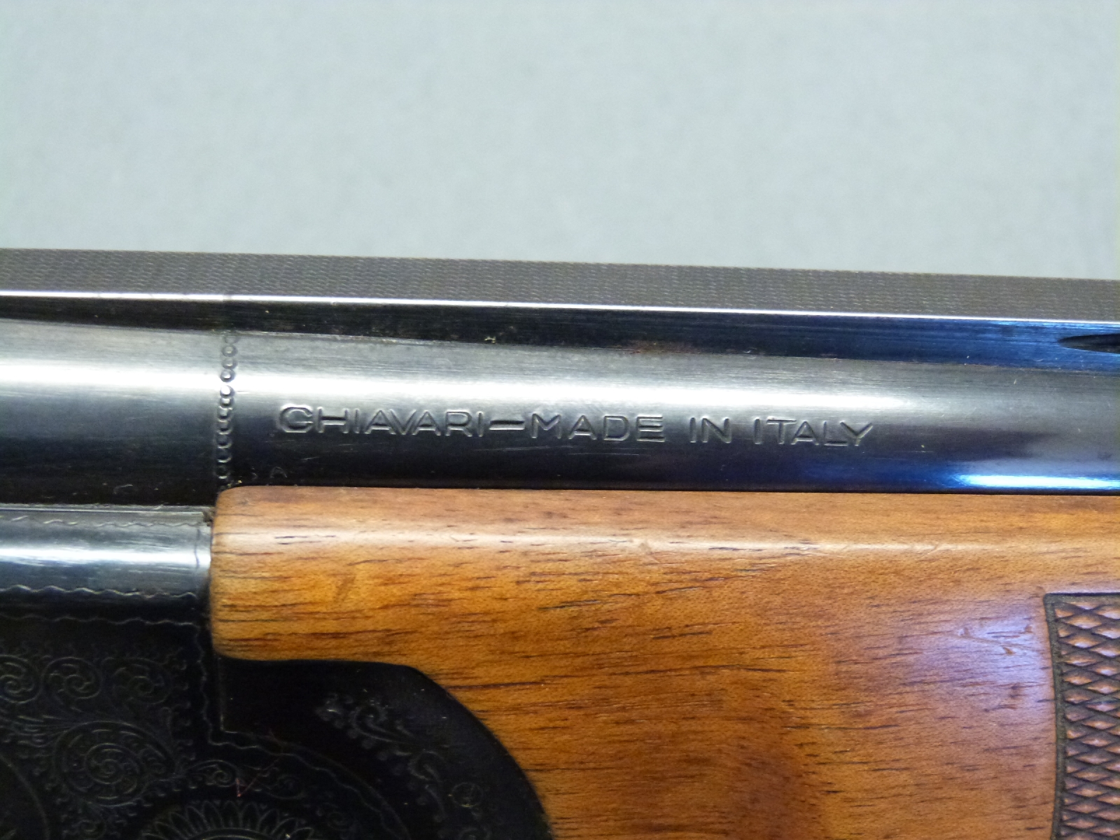 Chiavari Lames model 801 12 bore over and under ejector shotgun with ...