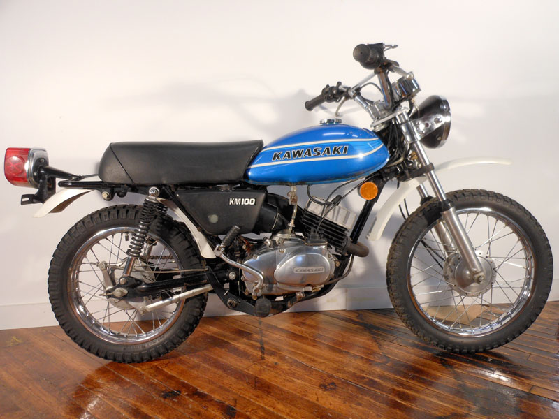 Kawasaki introduced their first "Midi" bike in January 1973 typed the ...