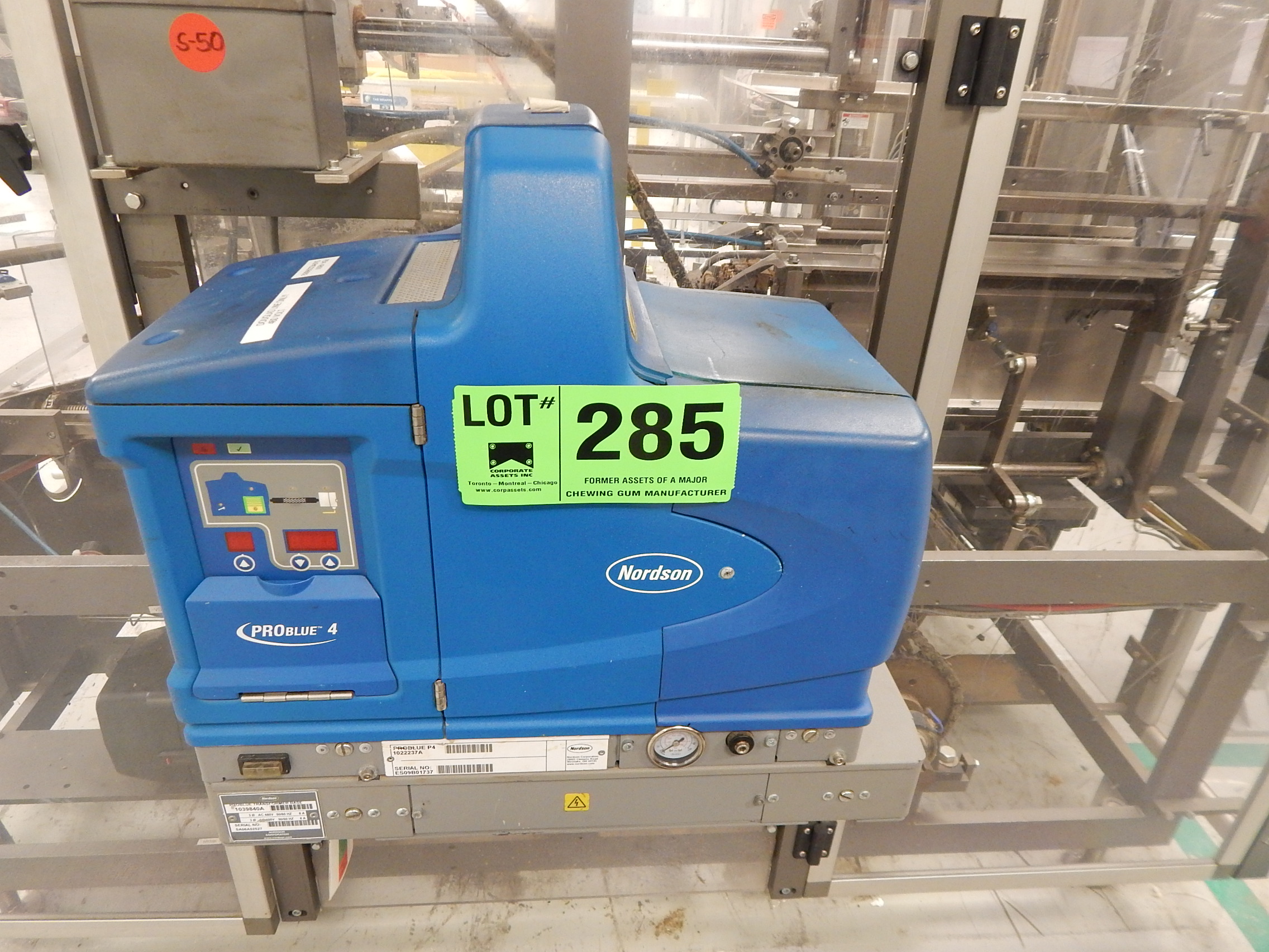 NORDSON PROBLUE4 GLUE APPLICATOR S/N: ES09B01737 (CI)