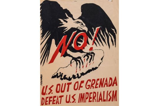 **ANTI-IMPERIALISM - Collection of handmade posters used in political ...
