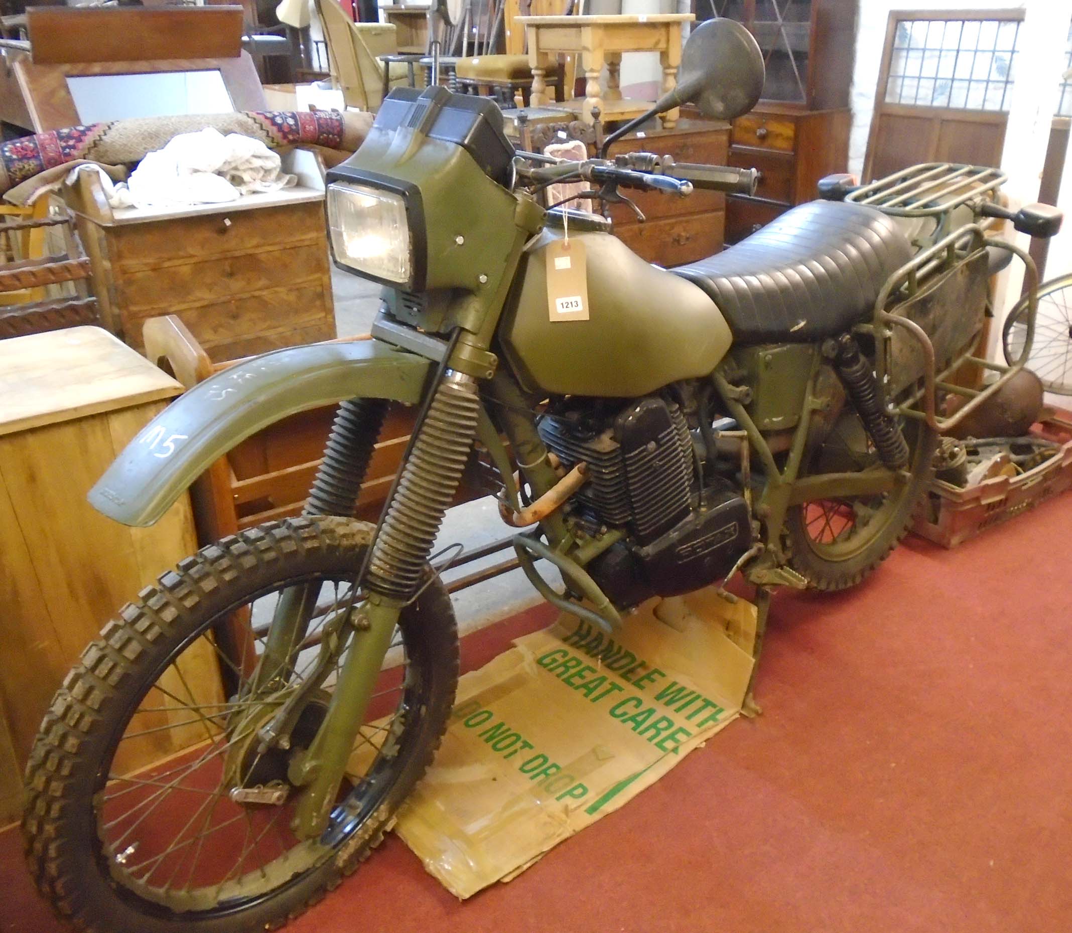 An Armstrong MT500 British Army motorcycle with 500cc 4 valve Rotax ...