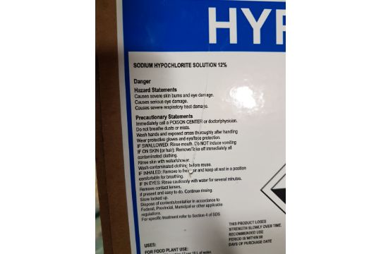 Hypochlor 12 - Sodium Hypochlorite Solution 12% - 4 x 4 lt Jugs, EC7