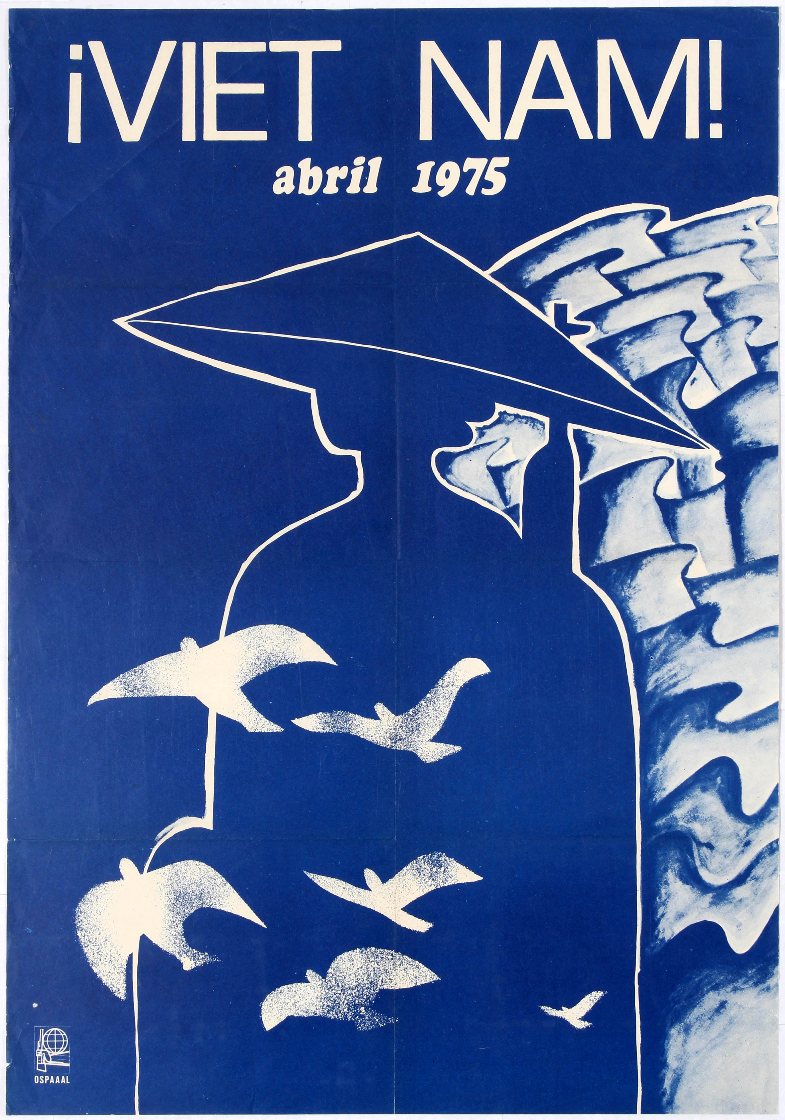 Original vintage Cuban propaganda poster VietNam, Abril 1975 published ...