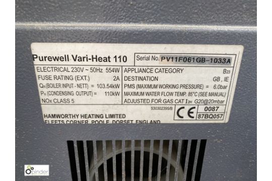 Hamworthy Purewell Vari-Heat 110 Condensing Boiler, 230volts, 110kw ...