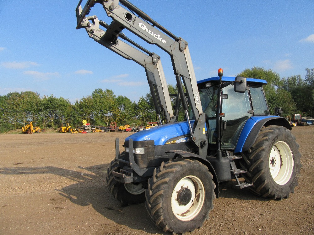 2007 New Holland TM120 Tractor with Loader. No V5