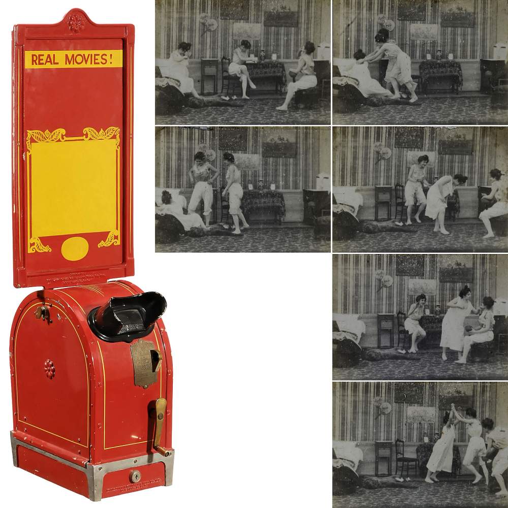 Original Mutoscope with Original Picture Reel, c. 1926 International ...