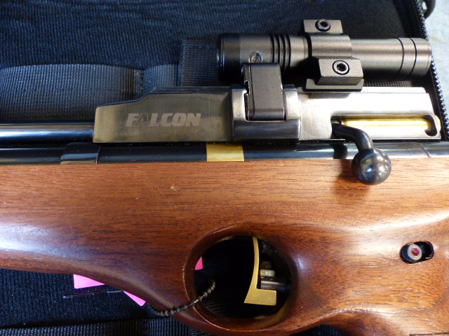 Falcon FN8 Raptor MKII air pistol .22 comes with bag and sight with laser.