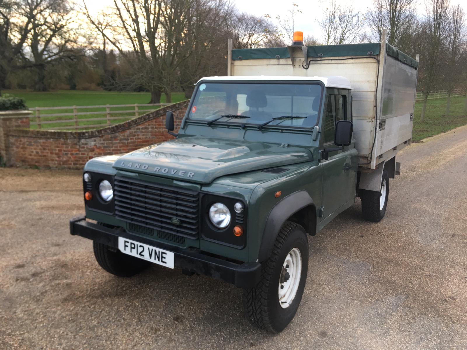REG 12 2012 LAND ROVER DEFENDER 130 SINGLE CAB WITH ALUMINIUM BODY ...