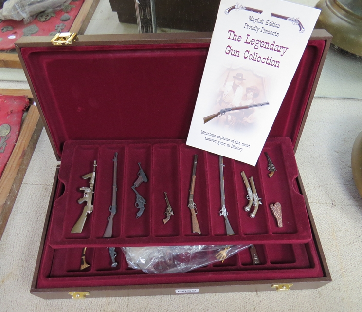 A Mayfair edition 'The Legendary Gun Collection' of miniature famous ...