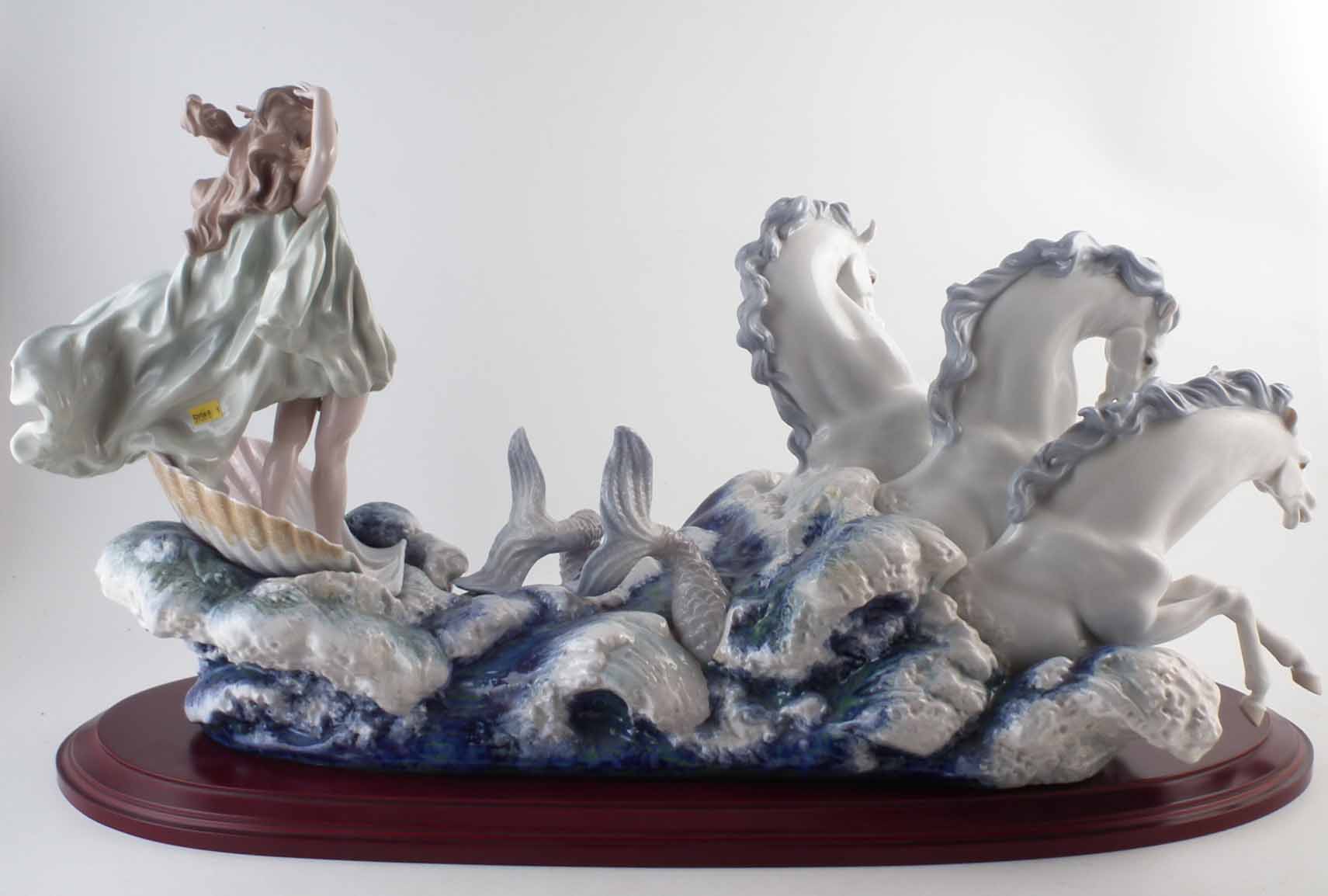 Lladro 2001 figure group of the Birth of Venus, designed by Antonio ...