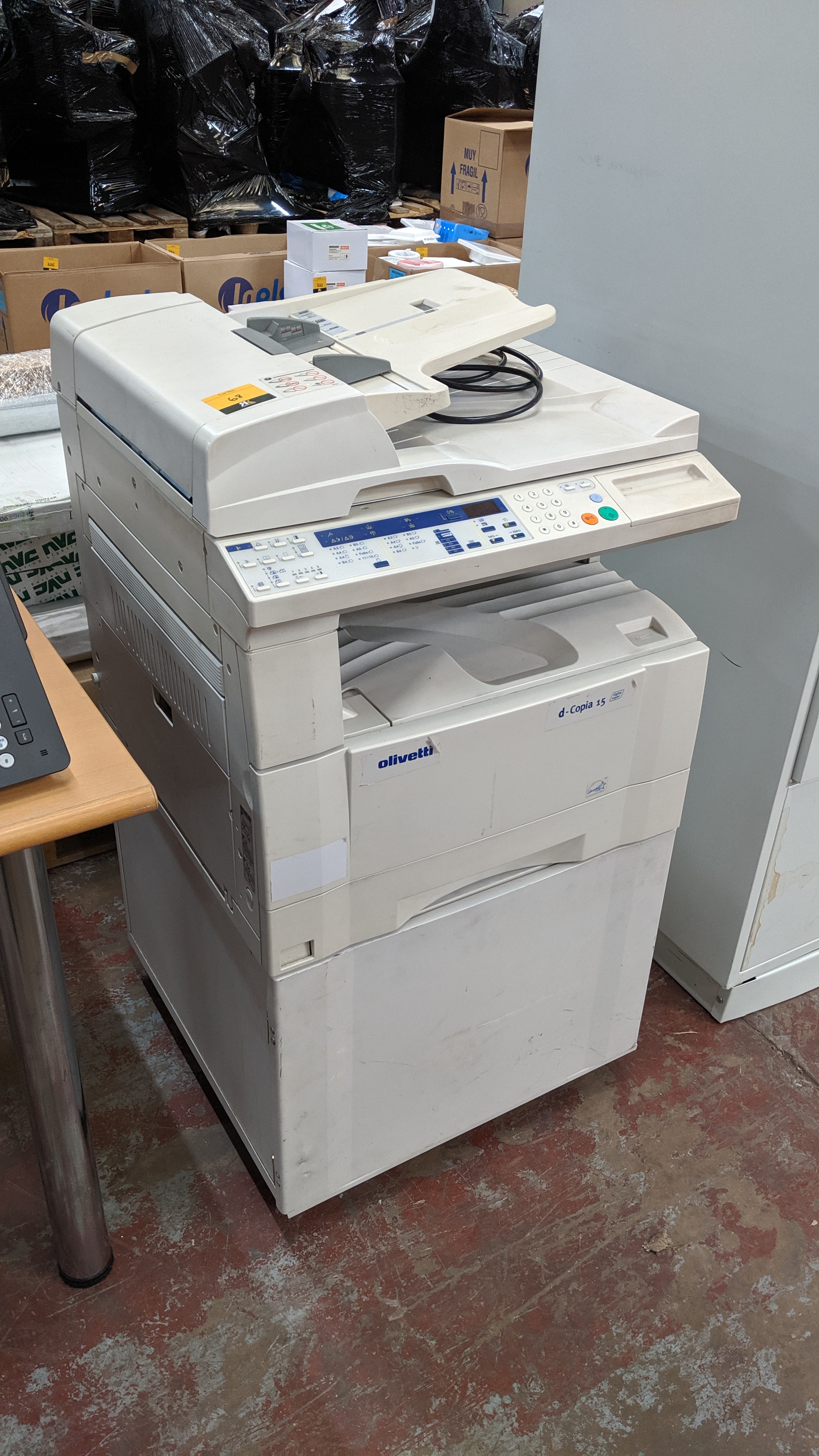 Olivetti model D-Copia 15 floor standing multifunction copier Lots 35 ...
