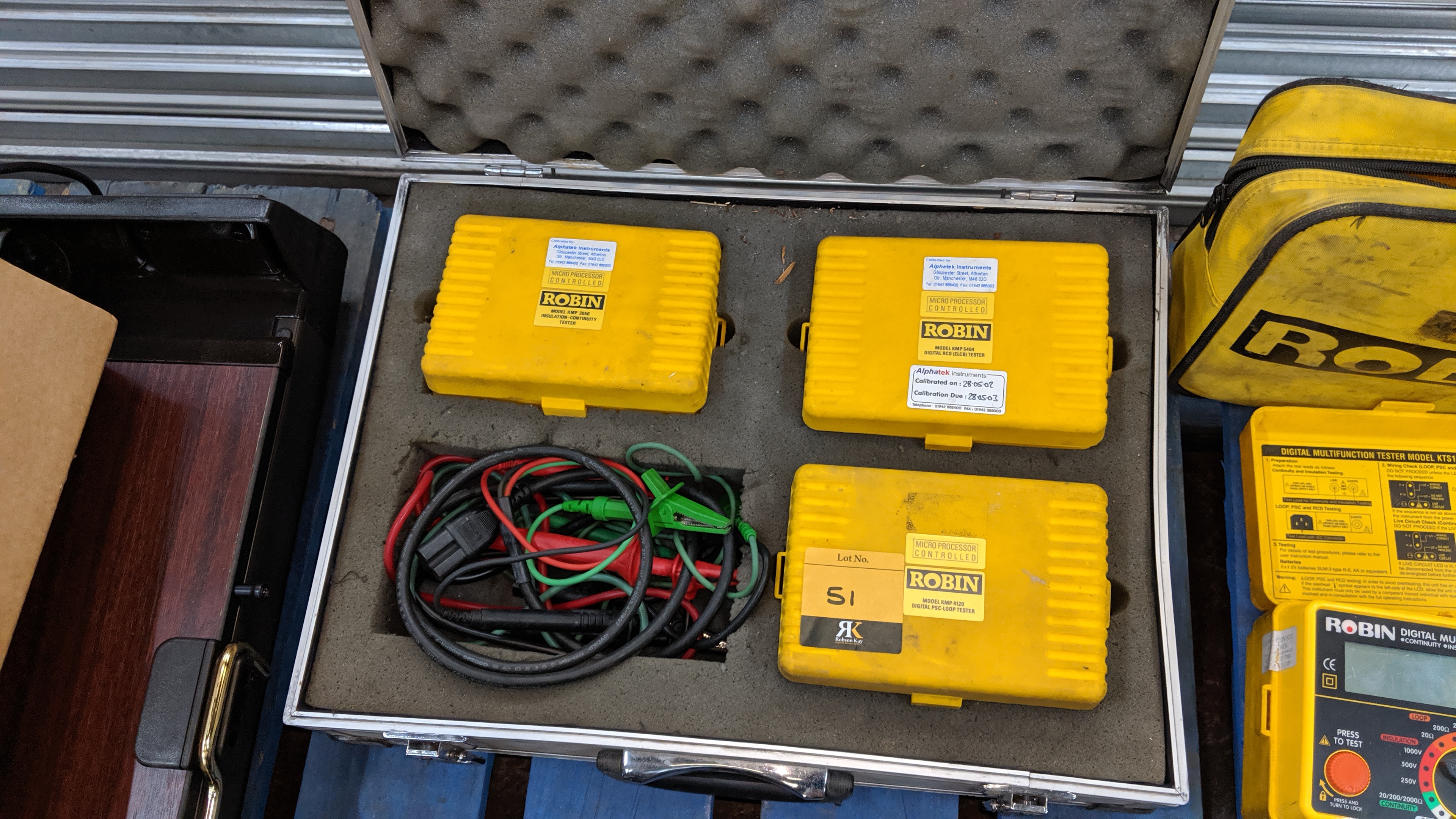 Robin triple testing system comprising model KMP3050 insulation ...