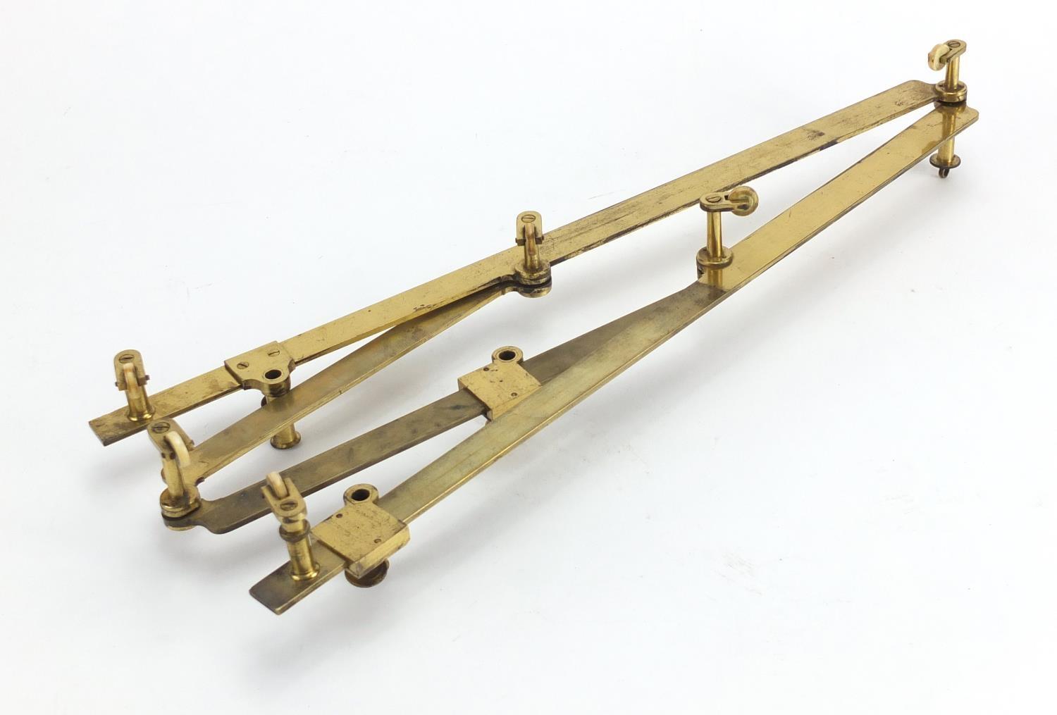 Antique brass pantograph by Adams of No 60 Fleet Street of London, with ...