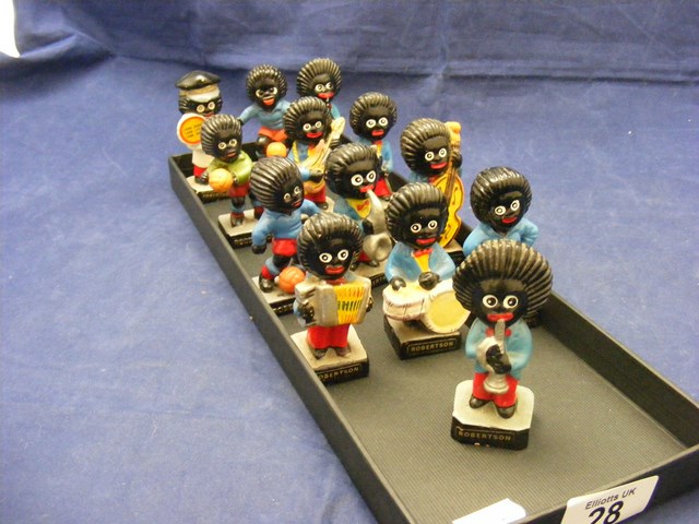 A collection of Robinsons Jam Golly figures