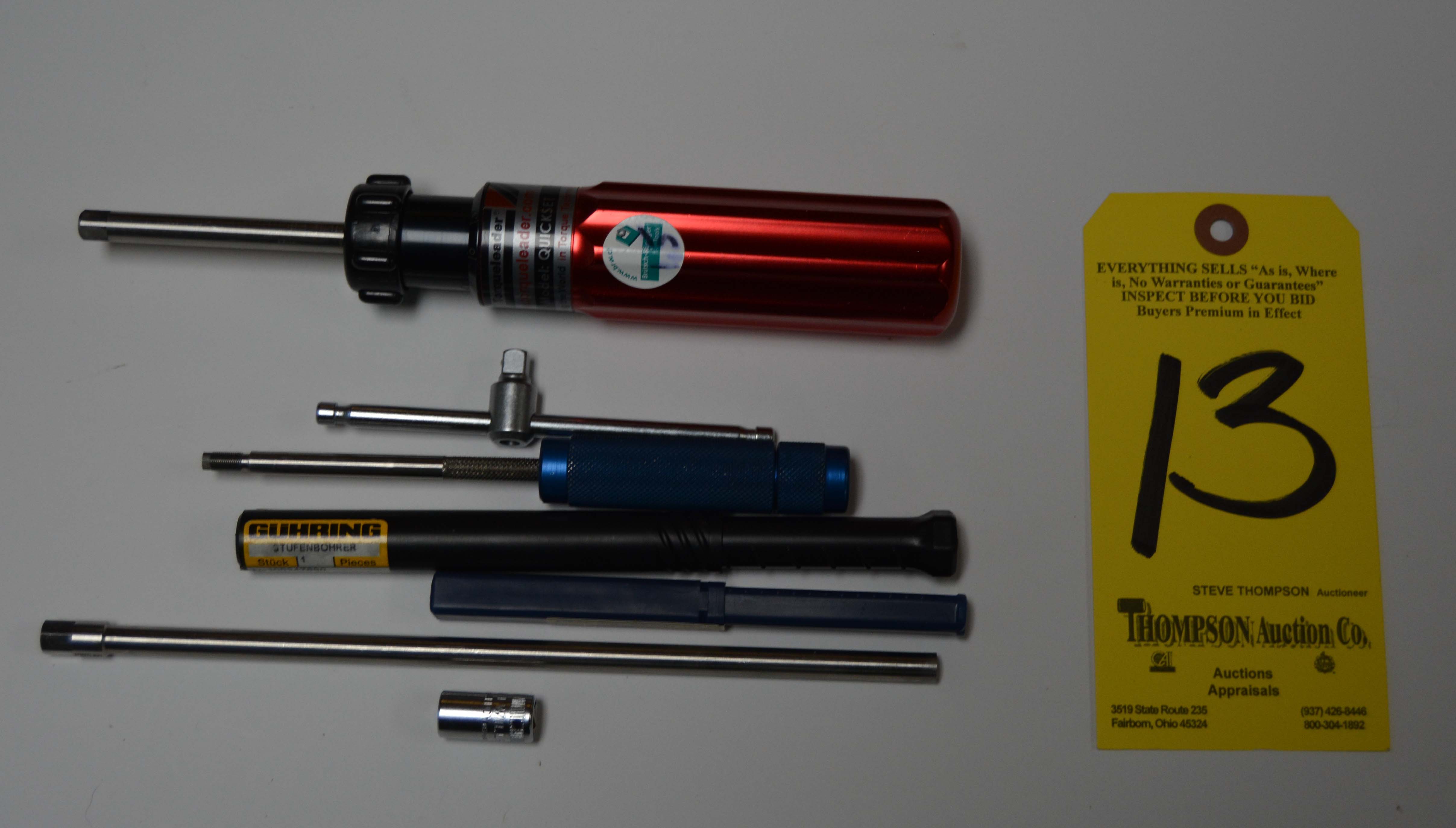 Kistler Tools: Torqueleader Quickset Minor Torque Screwdriver 1/4" Hex ...