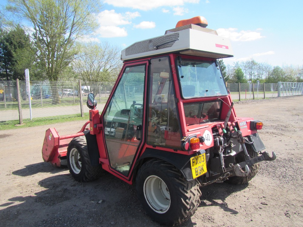 Aebi TT95 Slope 4wd 40k Tractor with Front Flail, Air Con, Front & Rear ...